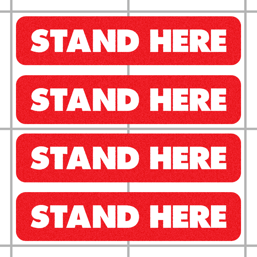 Social Distancing Floor Decals (Page 1 of 1) - StandOut Stickers Blog
