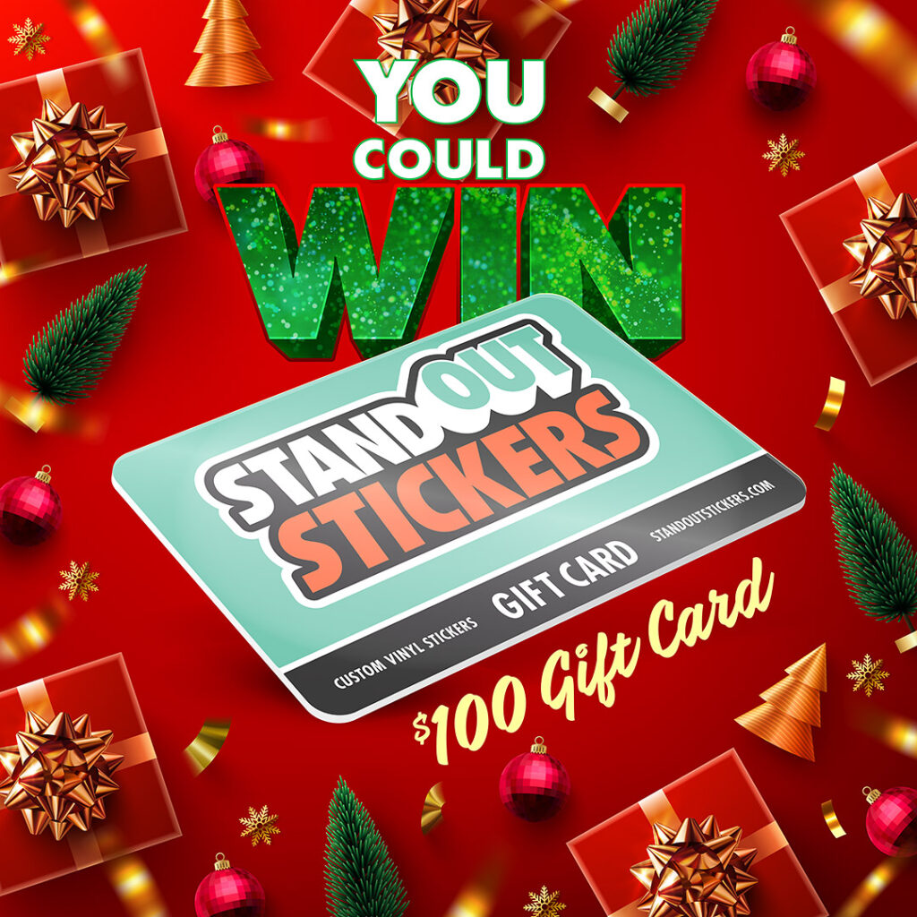 Holiday Giveaway! Win a $100 StandOut Stickers Gift Card | StandOut ...