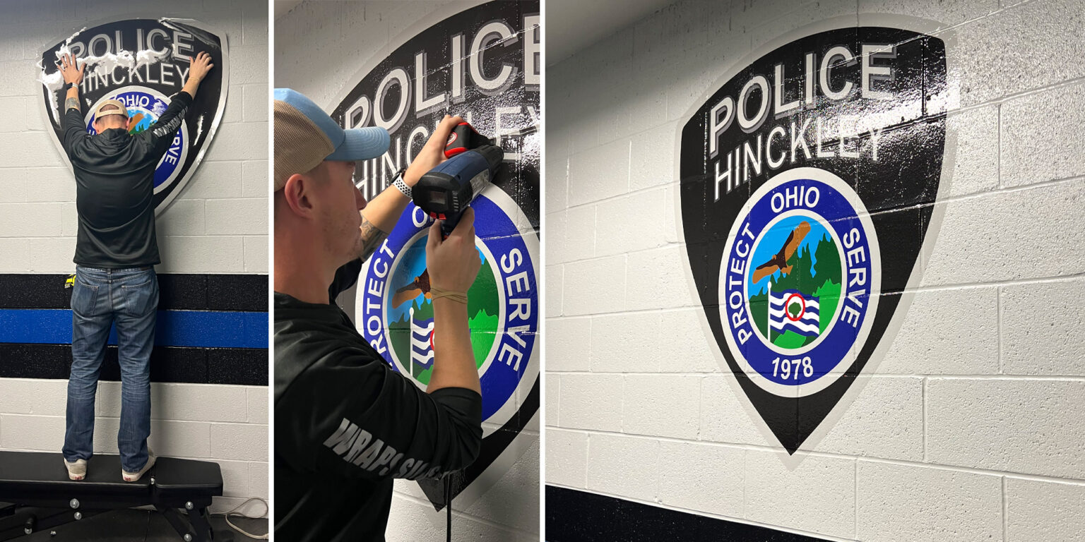 Custom Wall Graphic for Hinckley Police Department | StandOut Stickers Blog