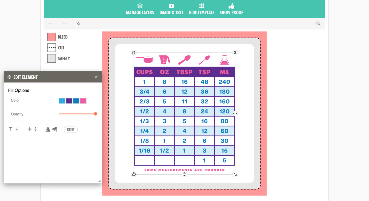 Create Your Own Kitchen Conversion Magnets | StandOut Stickers Blog