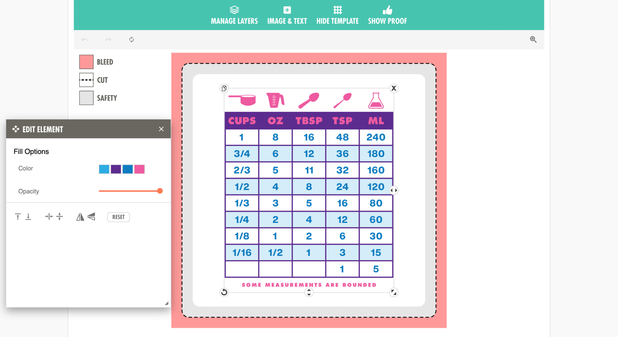 Create Your Own Kitchen Conversion Magnets | StandOut Stickers Blog